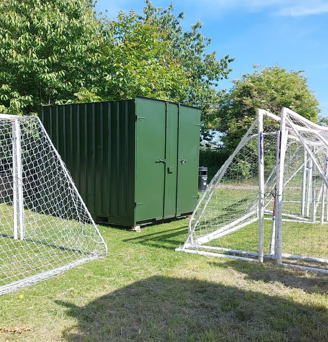 10ft Refurbished Standard Non-ISO Storage Container w/ Roll-Up Door ...